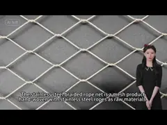 China High Light-Transmission Ornamental Bird Cage Mesh Stainless Steel Rope for sale