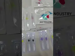 IV Cannula With Injection Port 20G 22G 24G Butterfly IV Catheter Veterinary Supplies