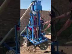China 22HP Diesel Engine Well Drilling Rig Tractor Mounted Water Drilling Machine for sale