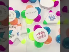 中国 キッズ 可愛い三角形 ハイライトペン 3色 1ブラシ先 フロレッセンスのマーカーペン 販売のため