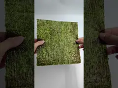 Nutrient Healthy Rich Dark Green Roasted Edible Seaweed to Make Furikake