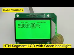 Custom Segmented LCD display Module HTN positive Green Backlight for Inverter