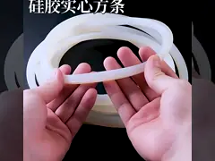 Red Translucent Silicone Extrusion , Silicone Profile For Sealing