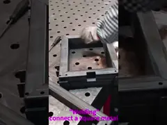 welding the square metal pipe stably structure parts