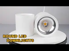 China Aluminum 20° 45° Round Surface Mounted Downlight 2700K-6500K for sale
