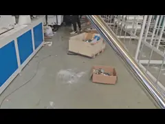 2 cavity PVC pipe making machine