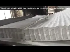 China Queen Size  Inner Spring Unit Mattress Pocket Spring Pocket Spring For Mattress for sale