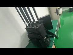 China 12v 150W Anti Drone Detection System RF Frequency Jammer 2km 3 Band for sale