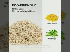 China Guar Gum Raw Material Tofu Cat Litter Sand In Bulk For Flushable And Highly Absorbent Properties for sale