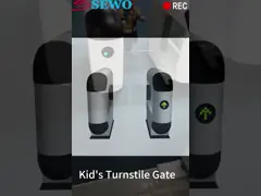 China School Kids Turnstile Gate NFC Reader Swing Barrier Turnstile Gate ISO9001 approved for sale