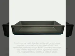 China Home Appliance Plastic Injection Molding Parts Refrigerator Drawer Organizer for sale