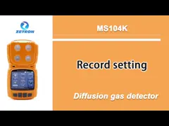 「Record setting」MS104K Handheld Diffusion Gas Concentration Alarm Device