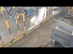 Robot di saldatura ad alta precisione per la saldatura a piedi di torri di strutture in acciaio