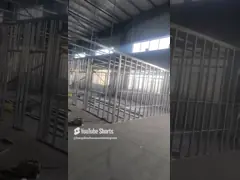 Perni galvanizzati calibro leggero prefabbricato moderno d‘acciaio leggero a tre livelli di lusso domestici modulari della villa