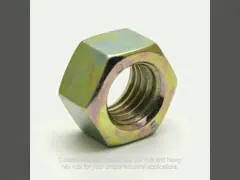 China Custom Industrial Finished Hex Coil Nuts Heavy Hex Nuts for sale