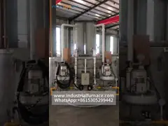 A rotary crucible metal melting furnace for die casting factory