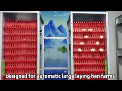 China Red Egg Collection Claw 284MM For Poultry New Egg Collection System for sale