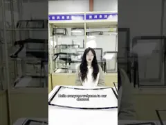 32 inch gebogen touch paneel Multi touch waterdicht oliebestendig Anti-UV AR/AG/AF Aanpasbaar voor commercieel display Vermaakmachines spel