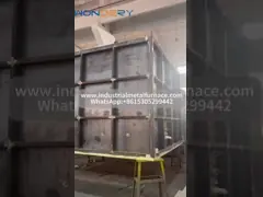 bogie hearth furnace for heat treatment