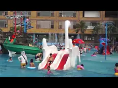 China Fiberglass Kids' Water Slides, Outdoor Pool Water Slide For Children With a Safety  Height for sale