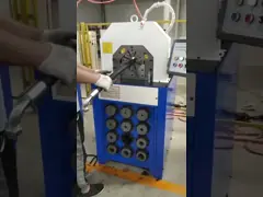 5.5kw PLC Hose Pressing Machine Hydraulic Pipe 4kw Intelligent Control System 3 Inch CBK-120
