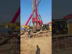 China Professional Piling Rig Machine 2018 Year SR285R Rotary Drill Rig with 94m Maximum Drilling Depth for sale