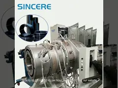 PP PE Plastic Water Supply Pipe Extruder Making Machine