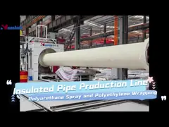 China Computerized Polyurethane Spraying Foam Preinsulated Steel Pipe Making Machine For Pipe Dia 508-1620mm And Insulation for sale
