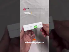 China 2 Ports SC Adaptor Fiber Optic Termination Box, 2 Fibers FTTH Termination Box Wall Outlet for sale