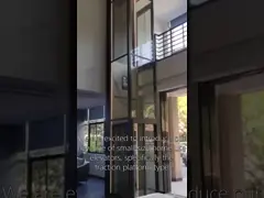 AC Drive Gearless Traction Compact Residential Elevators Contemporary