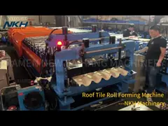 Testing of Roof TIle Roll Forming Machine
