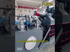 China Fully Auto Large Bale Scrap Metal Baling Device 3 Sets Of 18.5kw Motor for sale