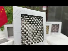 Antique Brass Architectural Metal Mesh Screen Decoration Facade Smooth Surface
