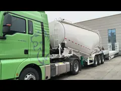China 3 Axle 35cbm Dry Bulk Cement Powder Truck Bulker Capacity Tanker Tank Semi Trailer for sale