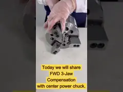 FWD 3 JAW COMPENSATION WITH CENTER POWER CHUCK