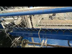 Catena di legame rete recinzione resistente alla ruggine rivestimento di zinco per la sicurezza del giardino forma di buco quadrato