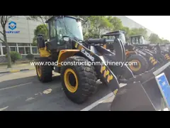 XCMG 4 Ton Front Wheel Loader XC948 129kw With 2.4cbm Rock Bucket