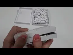 2SC Port Fiber Optic Termination Box for FTTH PON Plastic Optical Rosette Caja Terminal