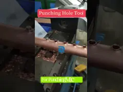 China Flute Type CNC Hole Punching Machine Parts Φ15.88mm Punching Hole Tool for sale