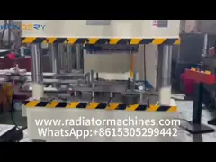 Aluminum Condenser D and Round Tube Collector Pipe Punching Machine