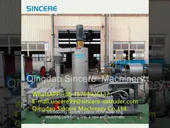 중국 플라스틱 PE PP PVC 펠레팅 라인 물 반지 재활용 추출 판매용