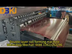 Double layer roll forming machine