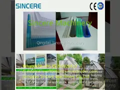 China PC PP PE Hollow Board Sheet Extruder PVC Sheet Extrusion Machine Customized for sale