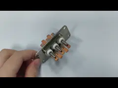 China 10 PINS Core Copper-Plated-Tin Hermetic Seal Terminal with Double Soldering Pads Made by Glass-Ceramic-Metal Sintering for sale