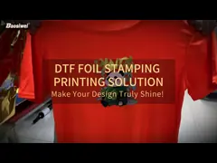 DTF Foil Stamping Printing Solution: make your design truly shine!