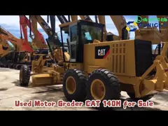 Used 140H Motor Grader Caterpillar Original CAT