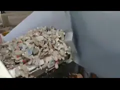 중국 자동 PET 병 세척 라인 스테인리스 스틸 애완 동물 병 분쇄 기계 2000kg/Hr 판매용