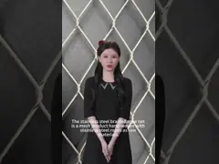 Stainless steel braided rope net