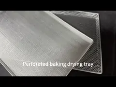 China Perforated Rectangular Baking Tray , Commercial Bakery Equipment Cake Pans for sale