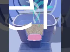 China Jelly Series Extra Large Cat Litter Box 63×45×32.8cm with Odor Control and Splash-Proof Design for sale